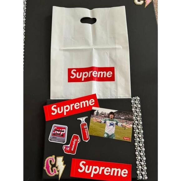 Supreme | Other | Supreme Bundle Thick Bag And Six Stickers Including ...